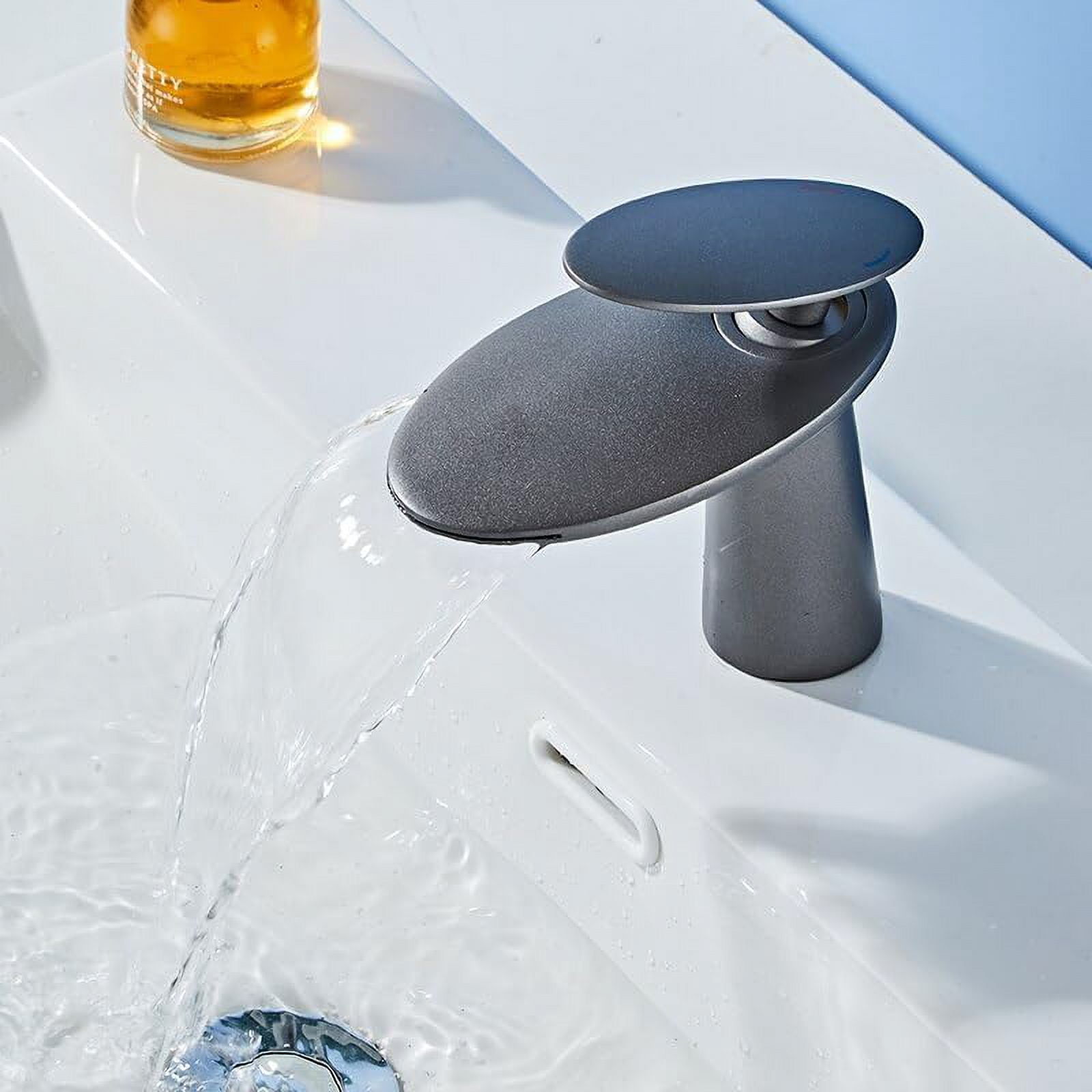 Waterfall Washbasin Faucet Hot and Cold Water Bathroom Faucets New ...