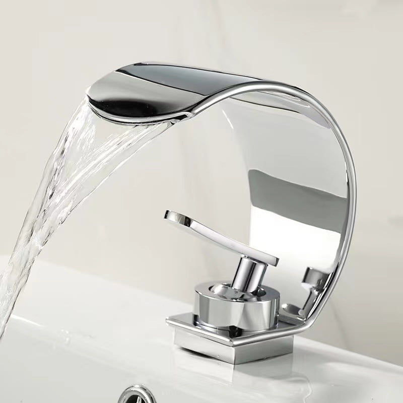 Waterfall faucet washbasin hot and cold creative personalized bathroom ...