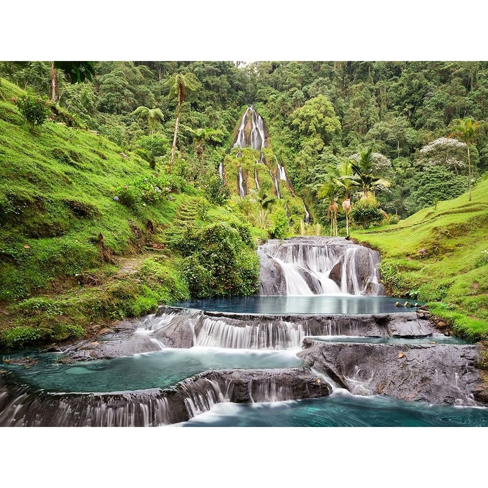 Waterfall in Santa Rosa de Cabal Colombia Poster Print by Pangea Images ...