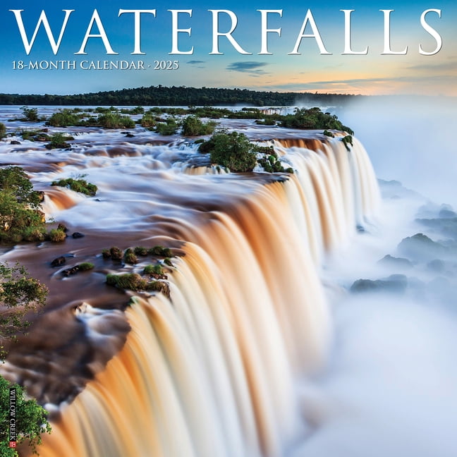 Waterfalls 2025 Wall Calendar - Walmart.com