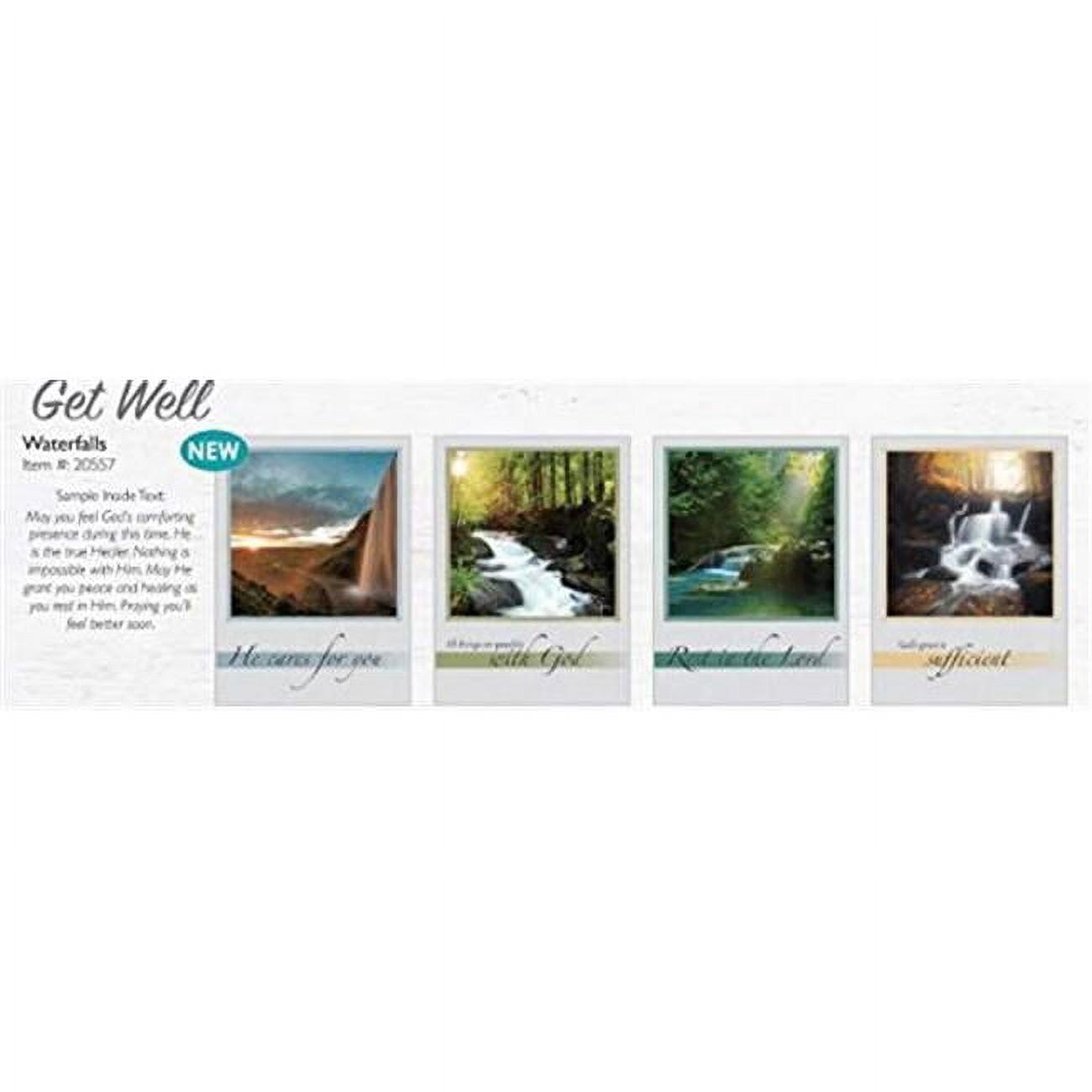 Waterfalls Get Well Cards, Box Of 12 - Walmart.com