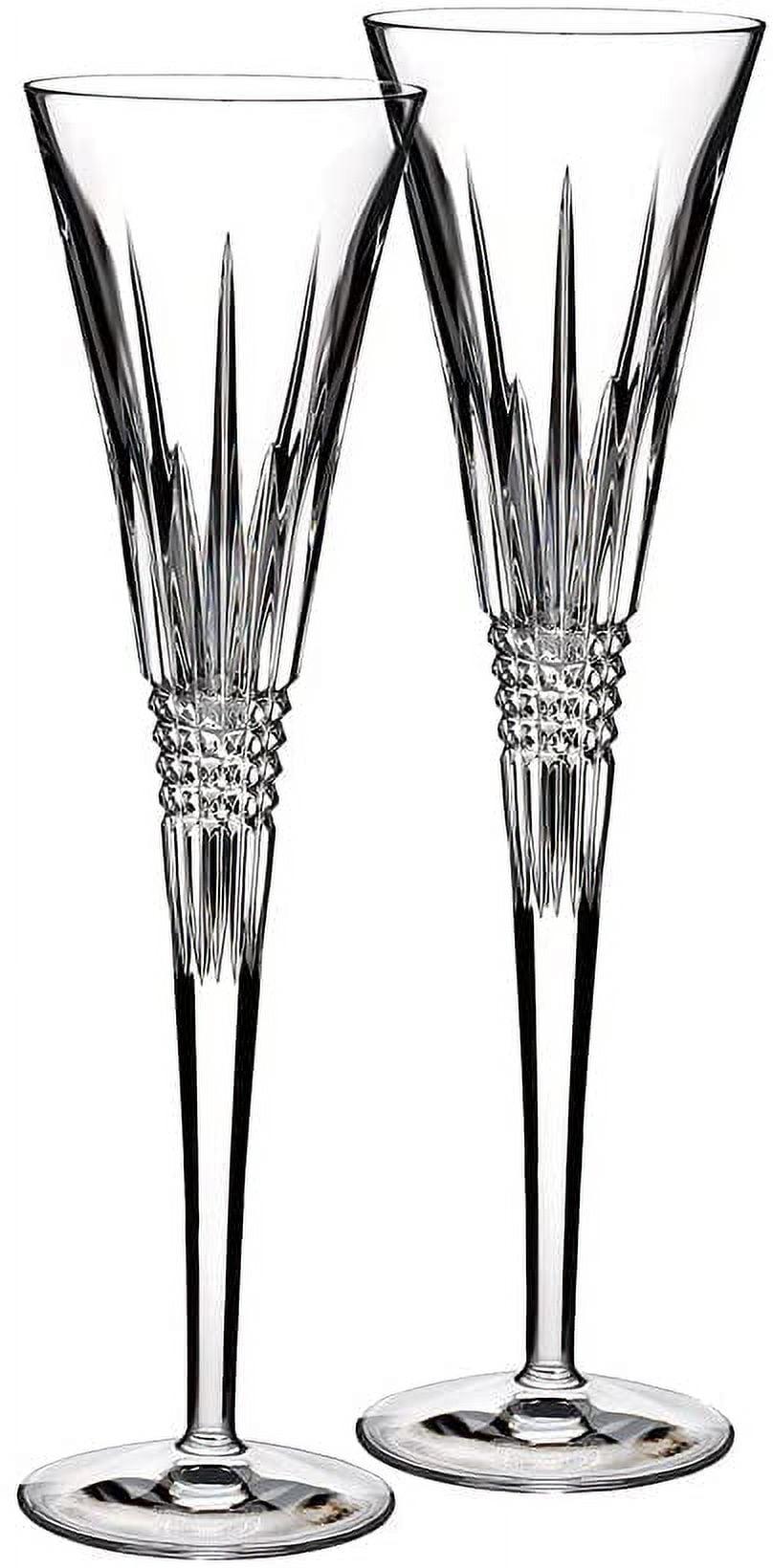 Waterford Lismore Diamond crystal flute, 5 oz, Clear - Walmart.com
