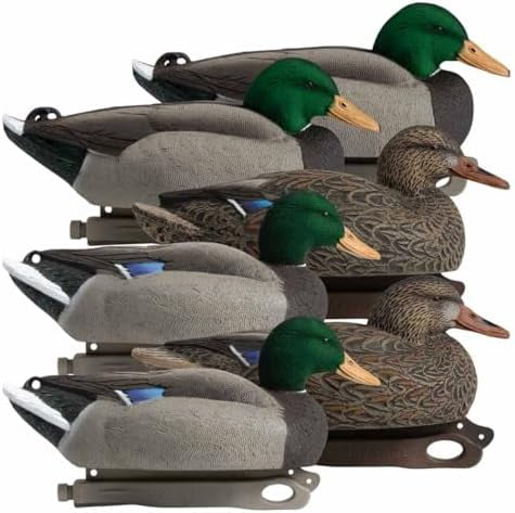 Waterfowl Rugged Series Standard Mallard Decoys - Flocked Head - 6 Pack ...