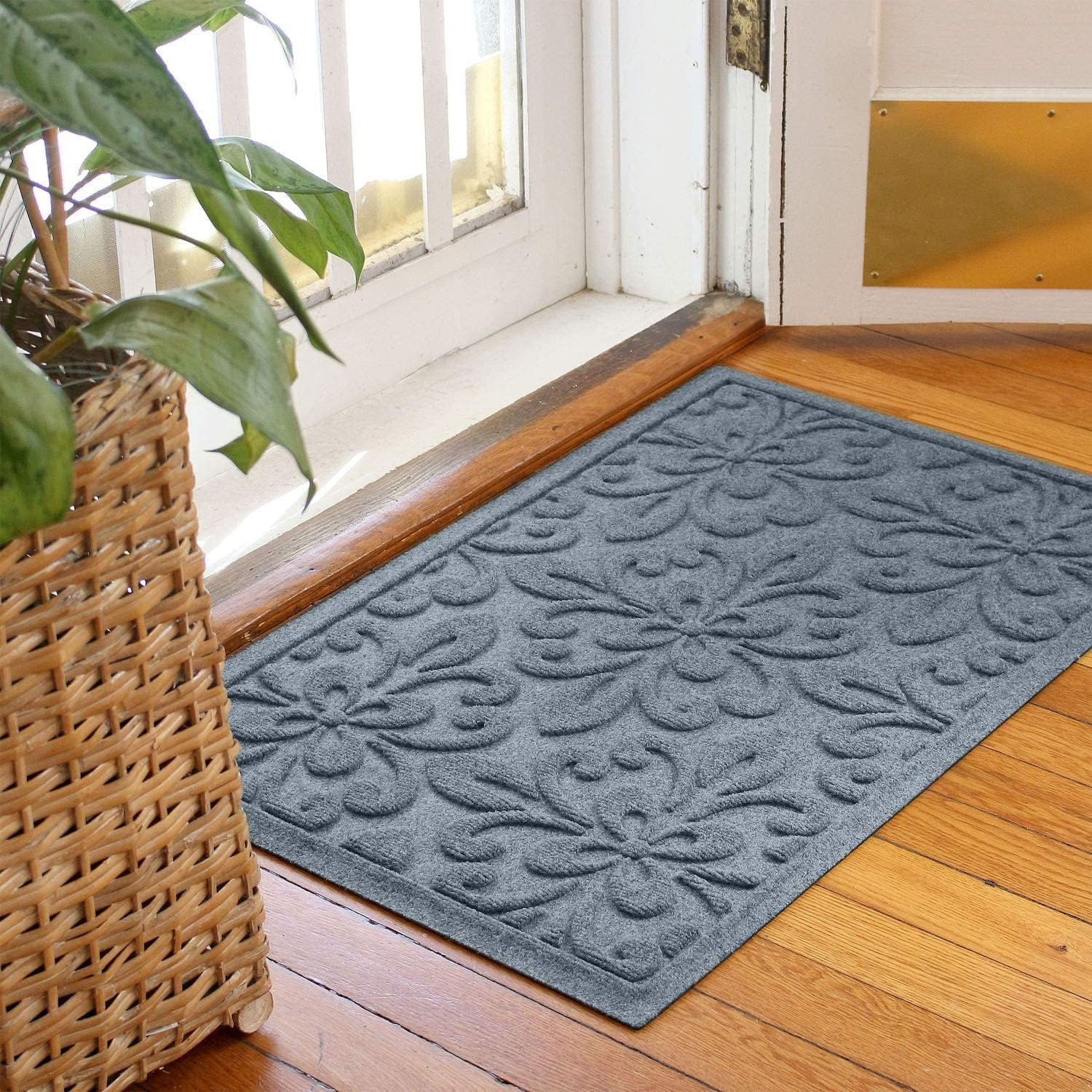 Waterhog Door Mat, 2' x 3' Made in USA, and Decorative Floor Covering ...