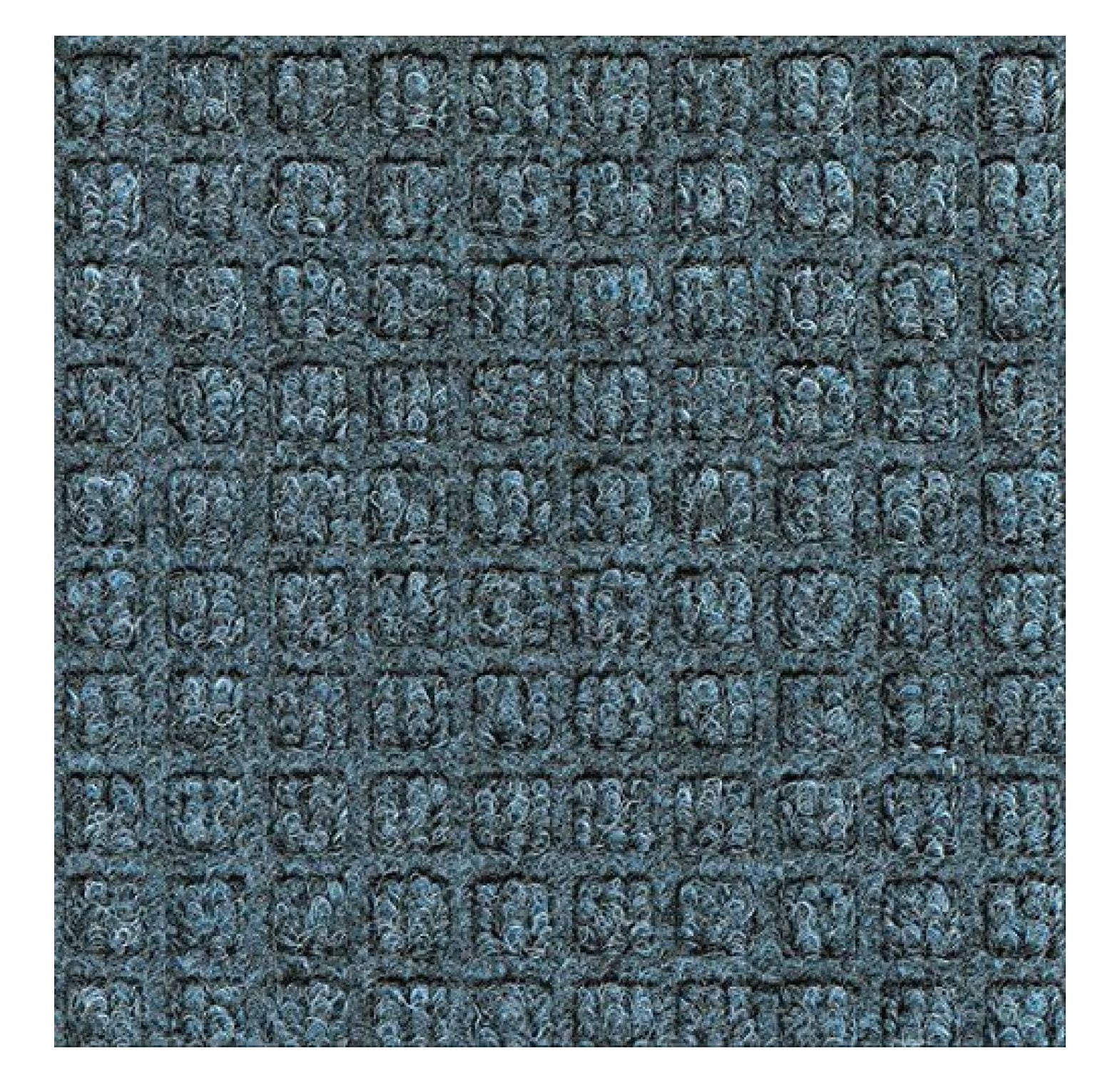 Waterhog Fashion Smooth Back Bluestone 3' x 5' Drainable Entrance Mats ...