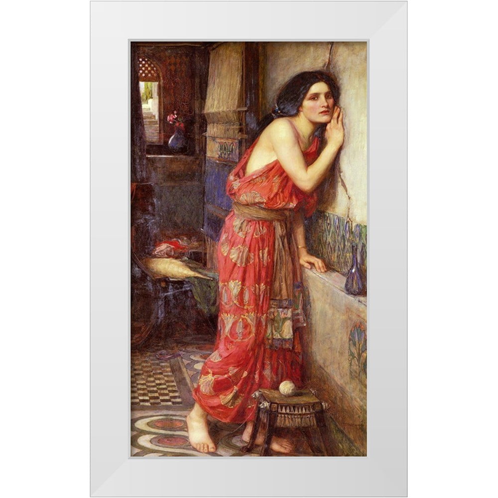 Waterhouse, John William 15x24 White Modern Wood Framed Museum Art ...