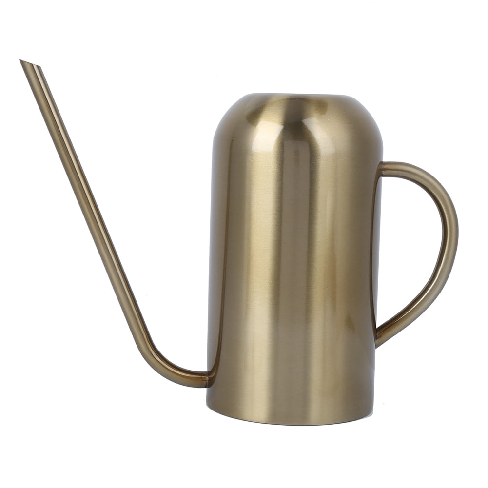 Watering Can 1.5L Stainless Steel Long Spout Watering Pot Flower Plant ...