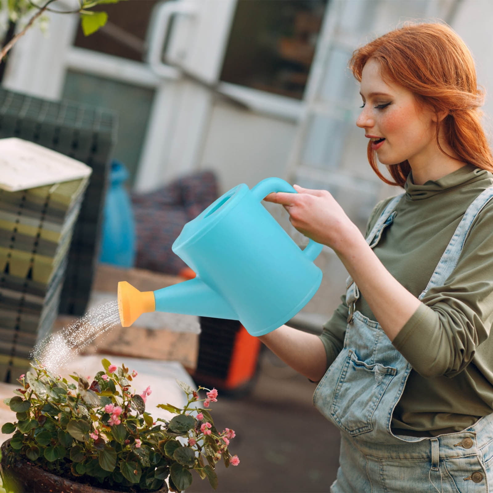 Watering Can for Indoor Plants,700ml Plastic Water Pot with Long Spout ...