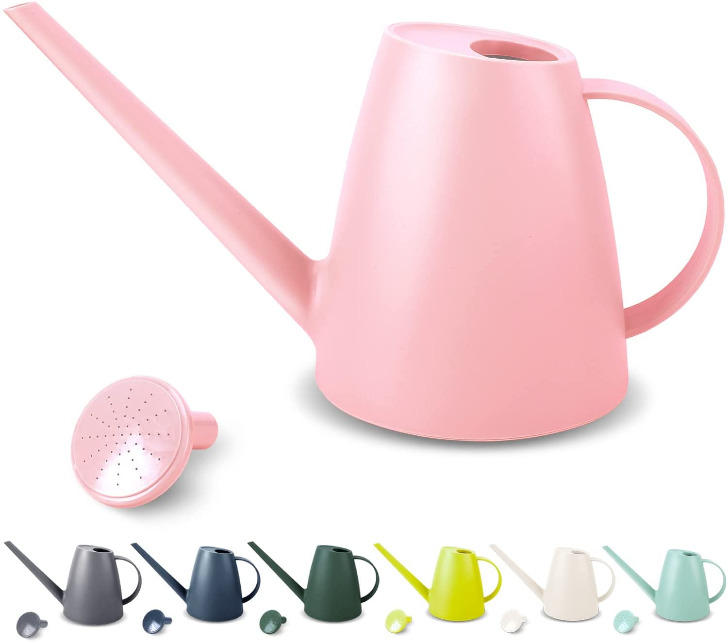 Qilebi Watering Can for Indoor & Outdoor Plants, Durable Resin, Long ...