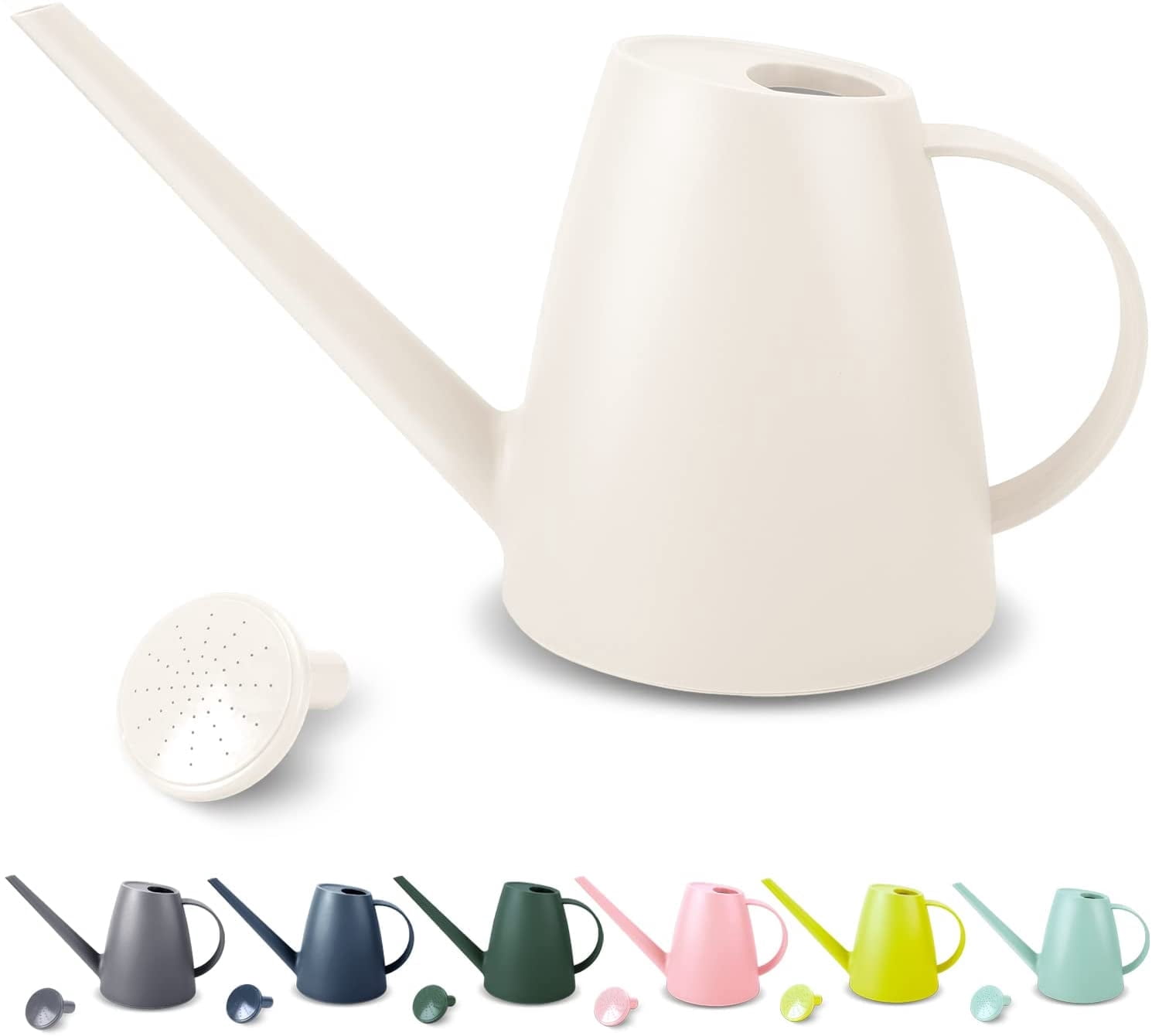 QILEBI Watering Can for Indoor Plants, 1.8L White, Long Spout - Walmart.com