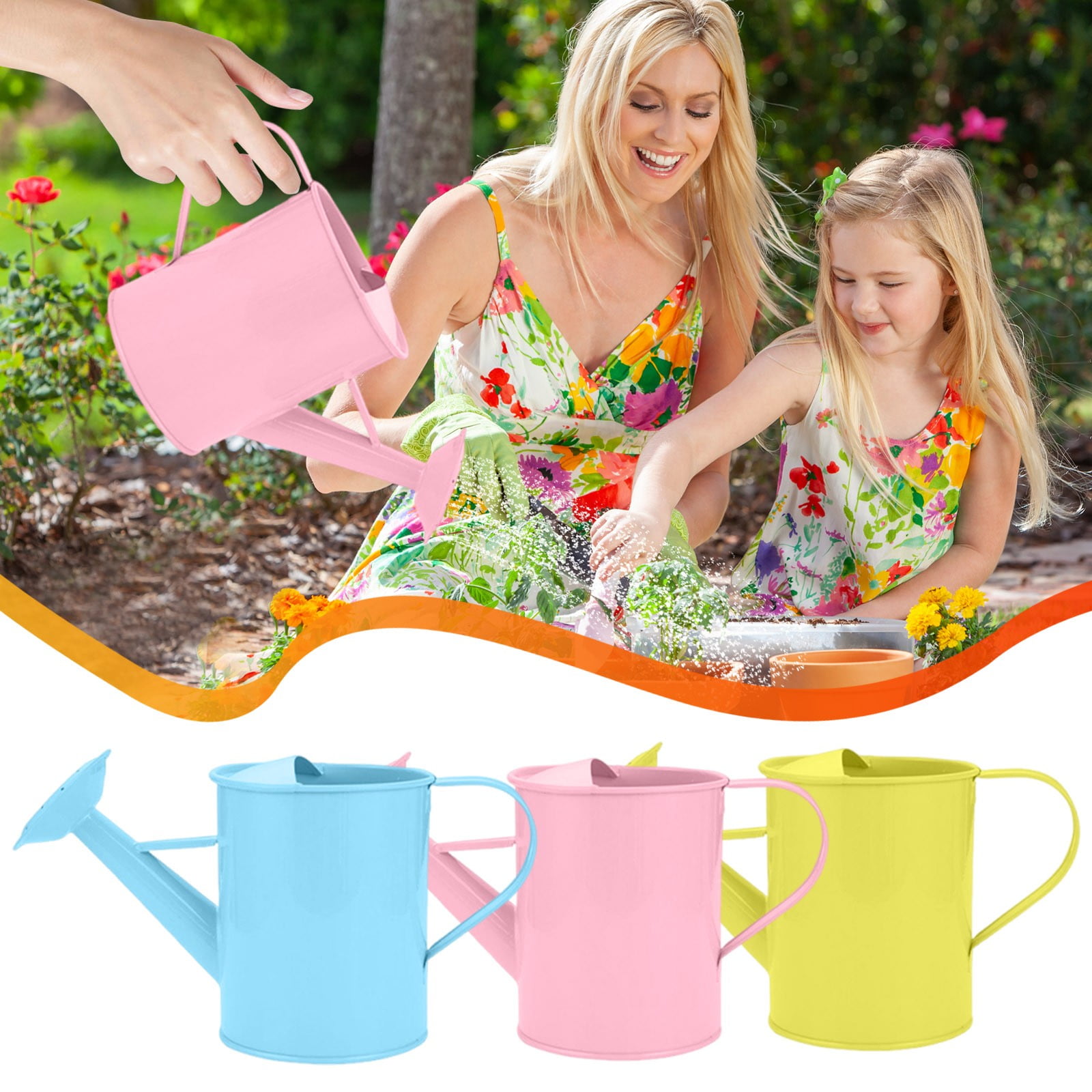 Watering Can for Plants, Iron Garden Watering Pot with 600ML Capacity ...