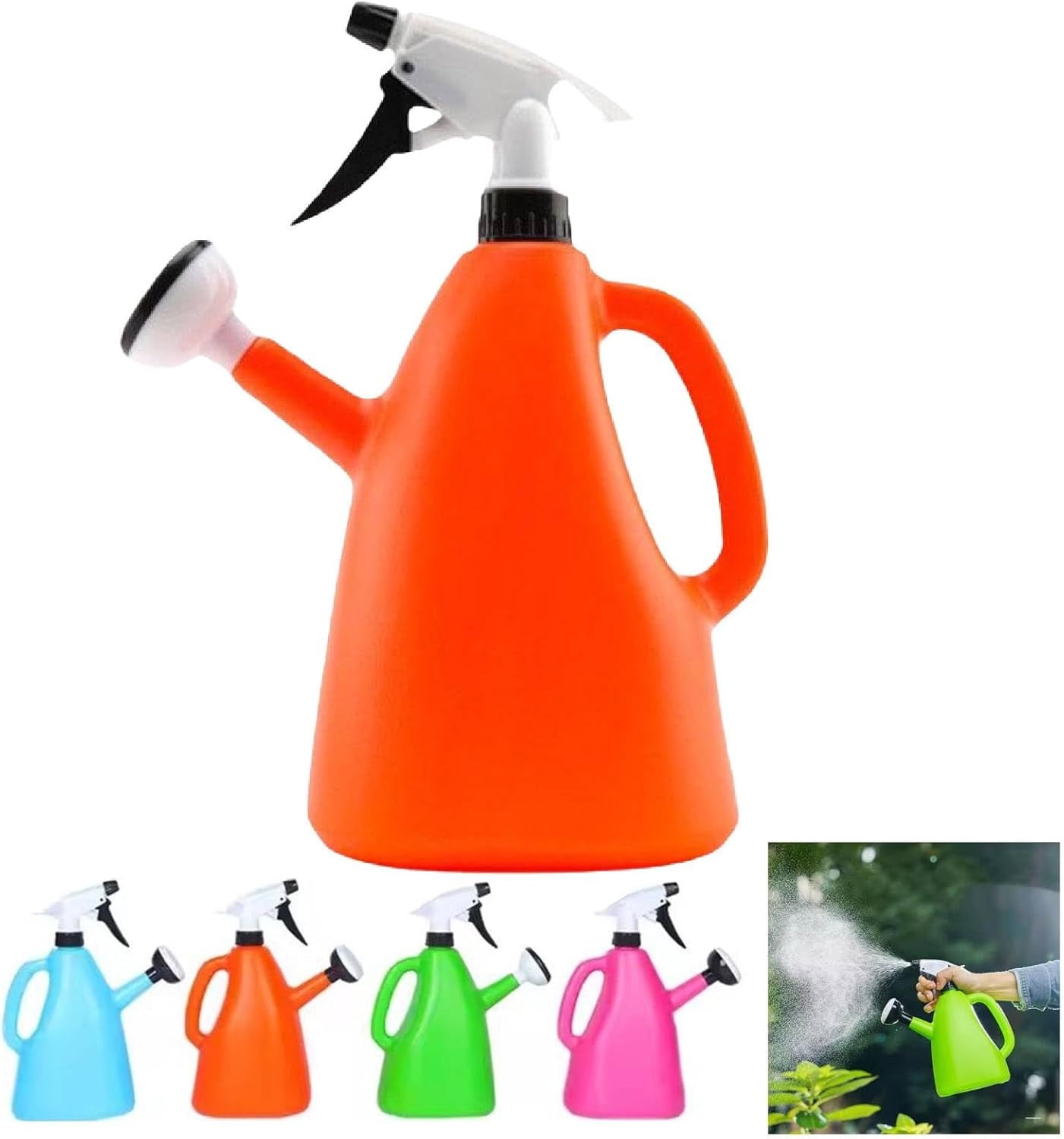 Watering Can Portable Hand Spray Watering Can | 1l Garden Sprinkler ...