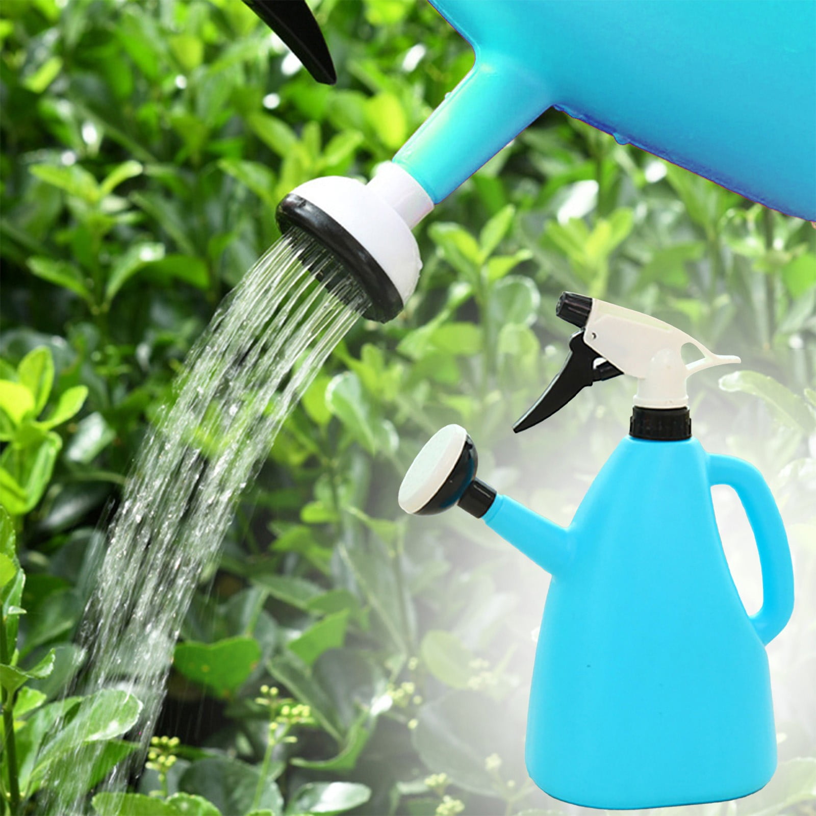 Small Watering Pot 1.4L Watering Can With Long Spout - Translucent Blue ...