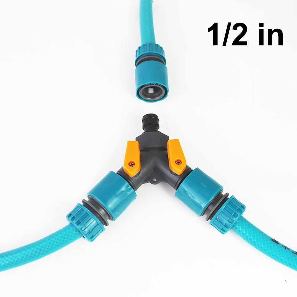 JadeBamboo Plastic Brass 3-Way Garden Hose Connectors - Walmart.com