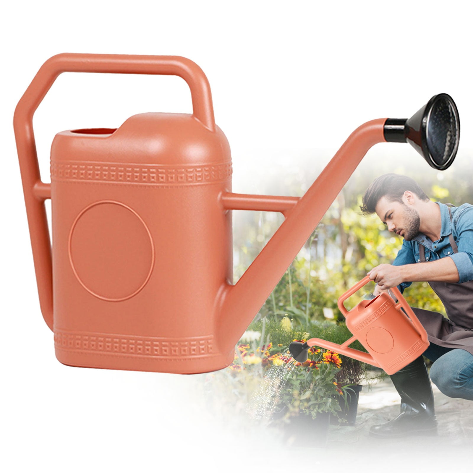 Watering Kettle Yardwe Curved Spout Watering Pot Garden Watering Can ...