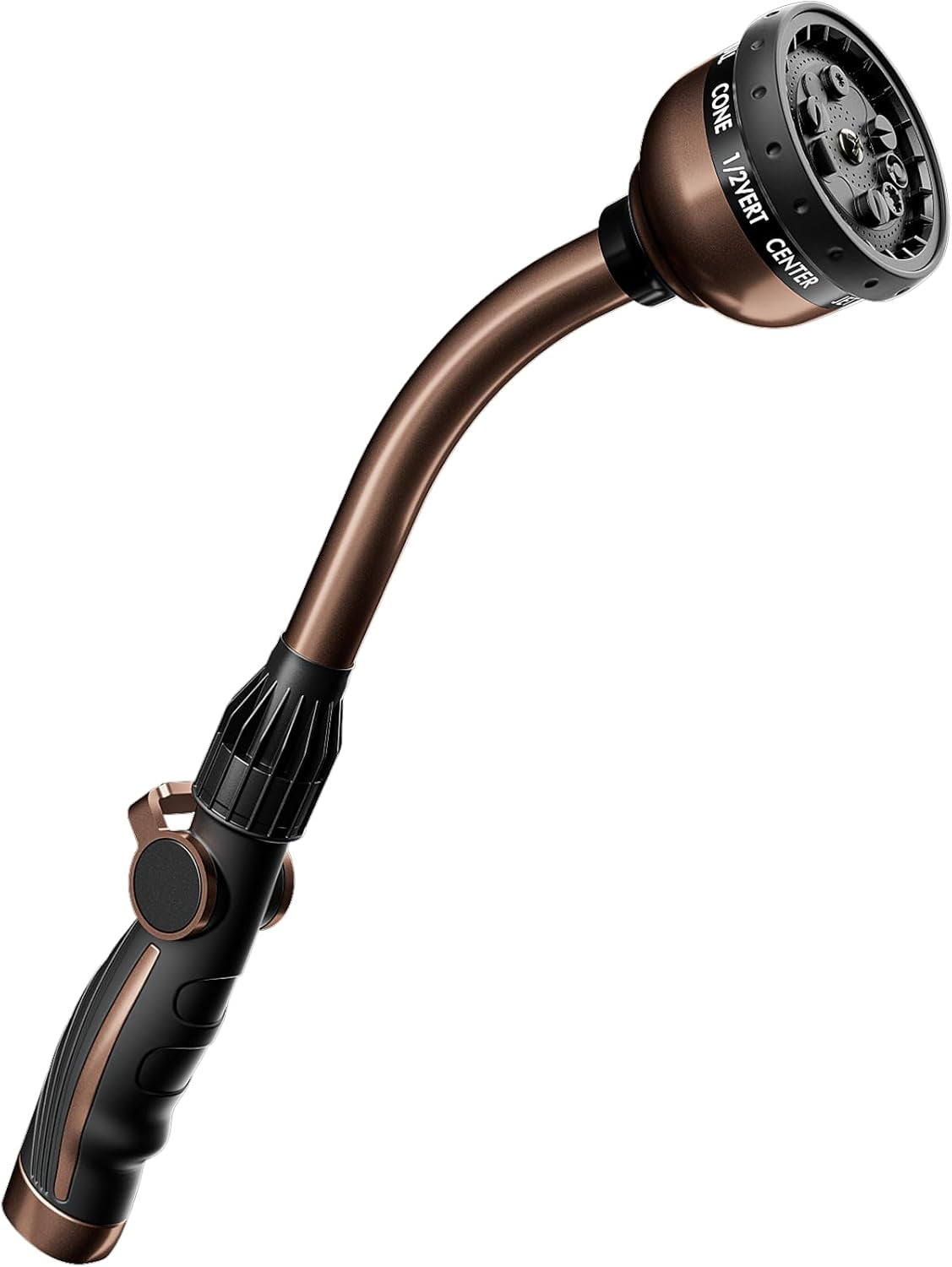 Watering Wand Heavy Duty, Metal Garden Hose Wand with 10 Spray Patterns ...