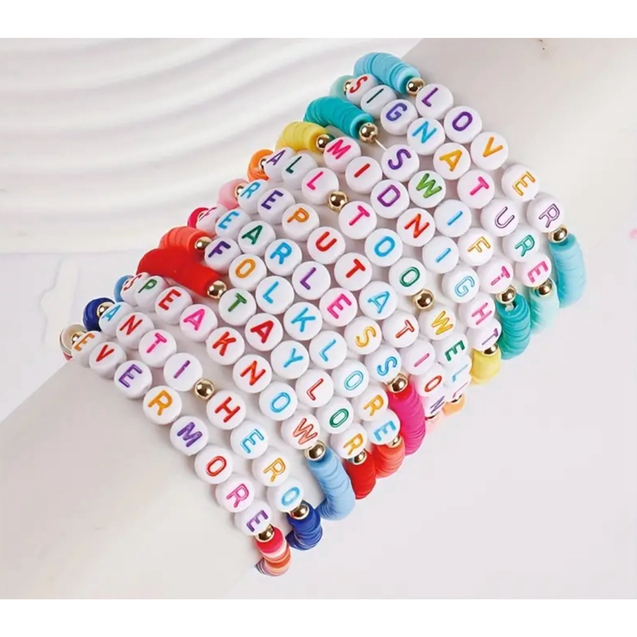 Waterlemon Kids Taytay Bracelets - Neon Orange All Too Well - Walmart.com
