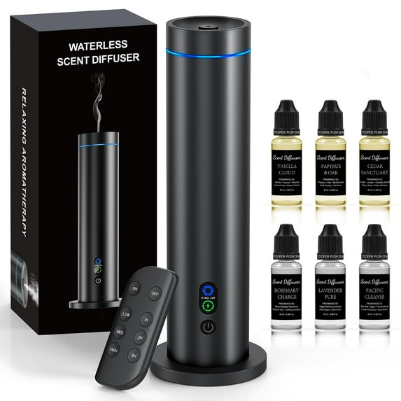 Waterless Diffuser, 1000 Sq.Ft Coverage, Essential Oil Diffuser with ...