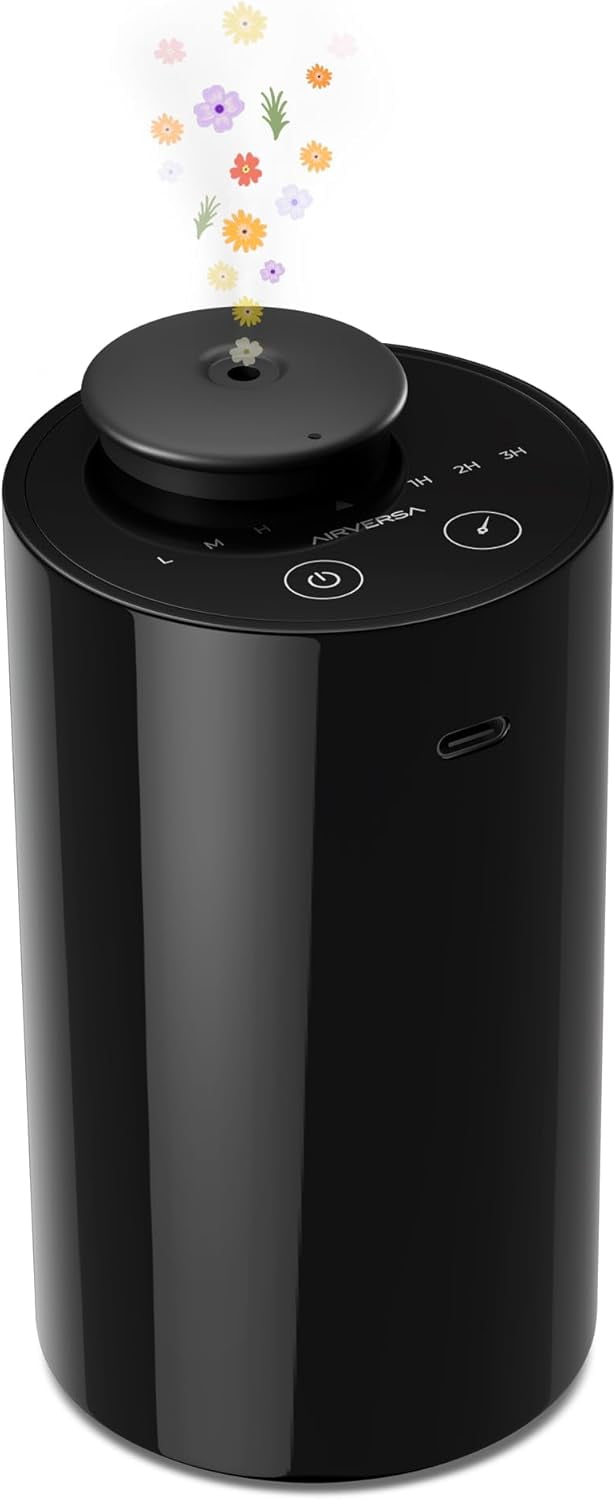 Waterless Diffuser for Essential Oil, Battery Operated Nebulizer, 0.7 ...