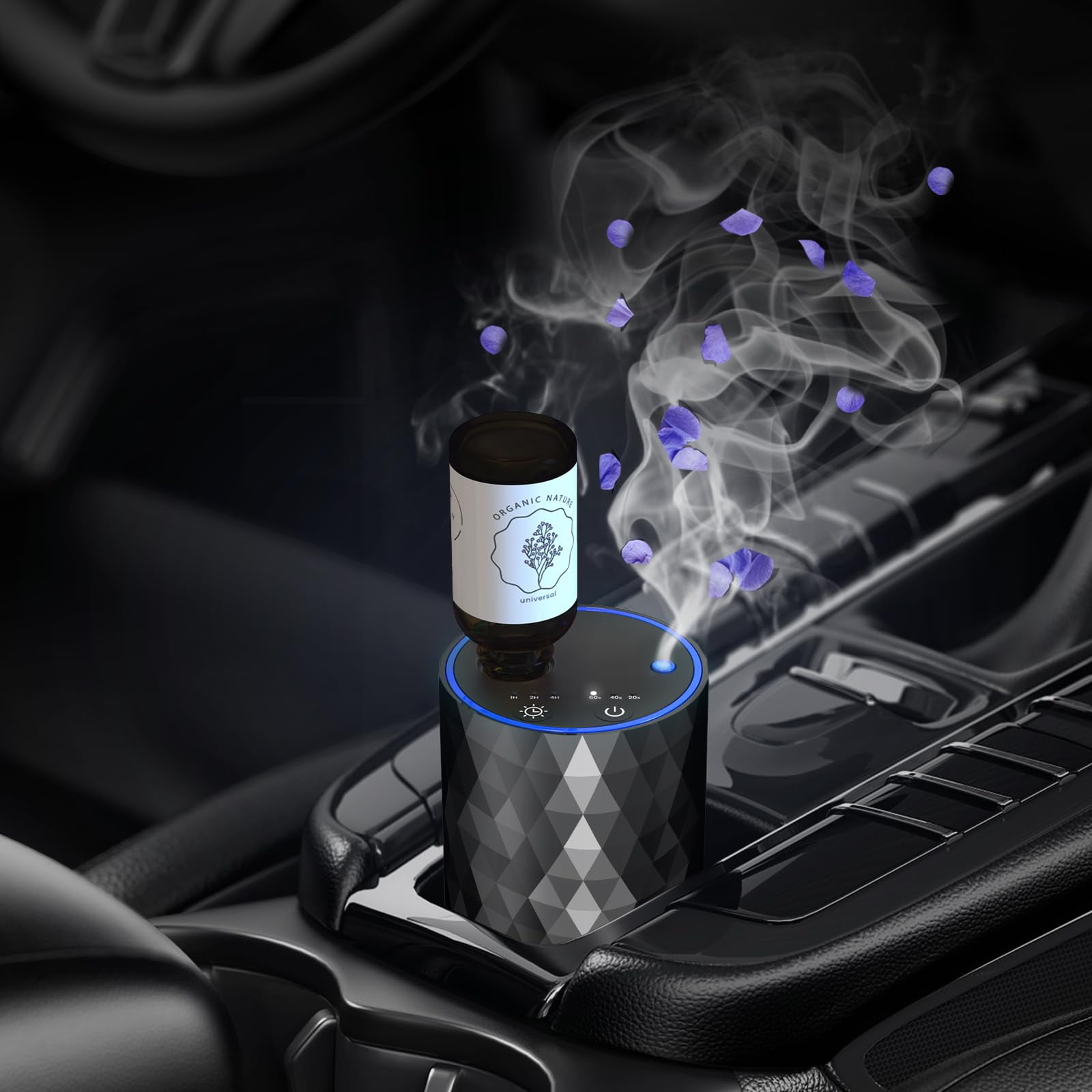 Waterless Diffuser for Essential Oil Nebulizer,Battery Operated Mini Scent Air Machine ...