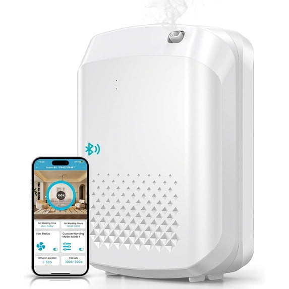 Waterless Essential Oil Diffuser 3000 Sq.Ft Coverage for Large Home ...