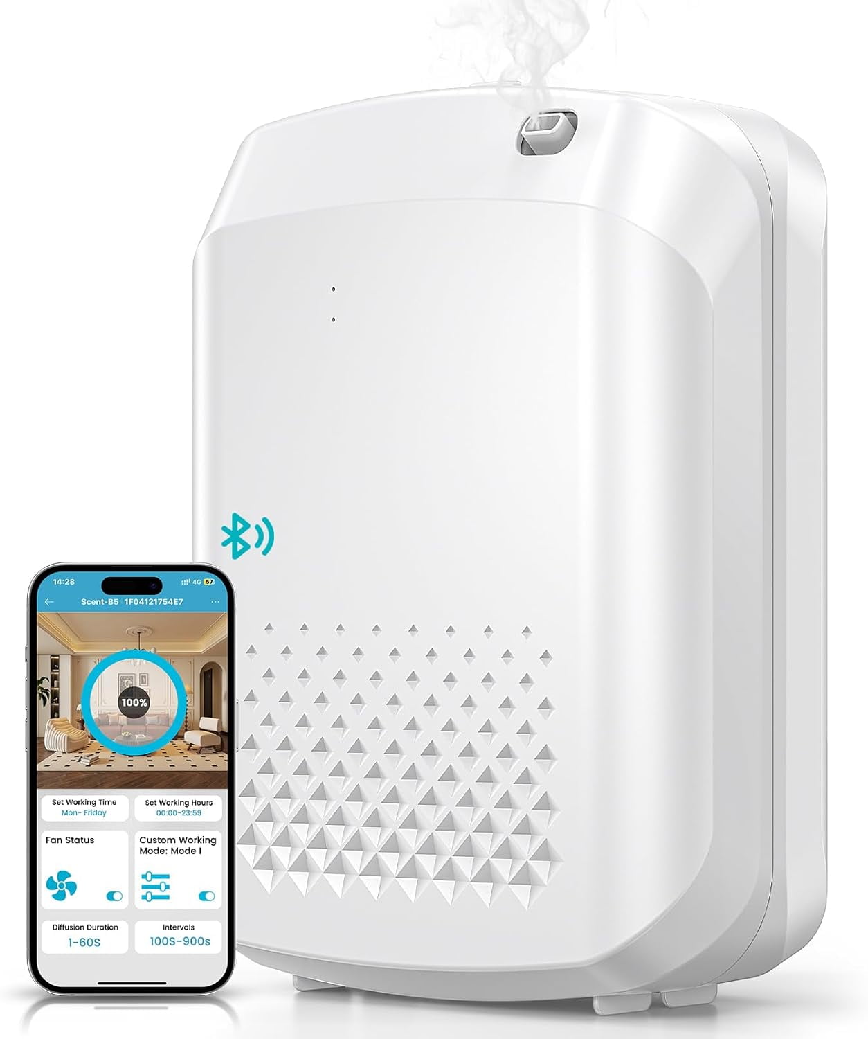 Waterless Essential Oil Diffuser 3000 Sq.Ft Coverage for Large Home ...