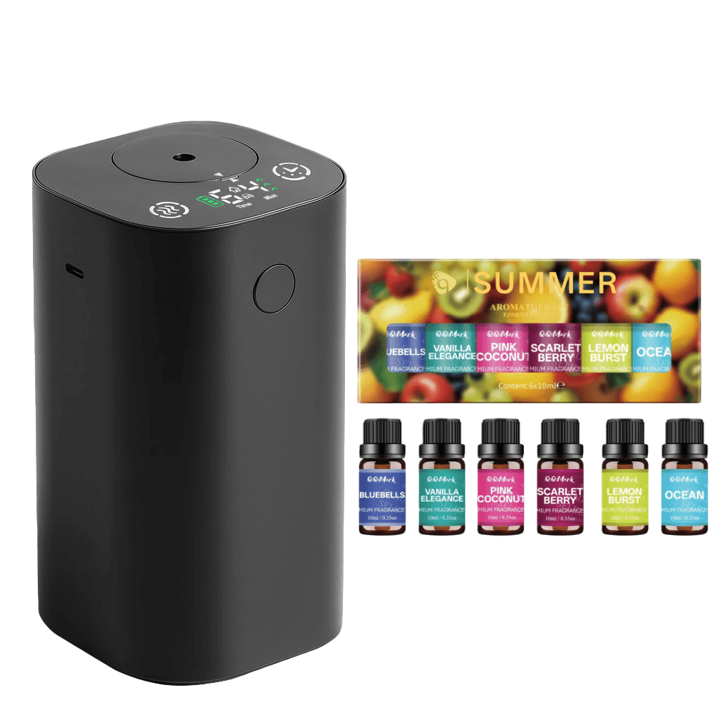 Waterless Essential Oil Diffuser with Battery Indicator - Portable ...