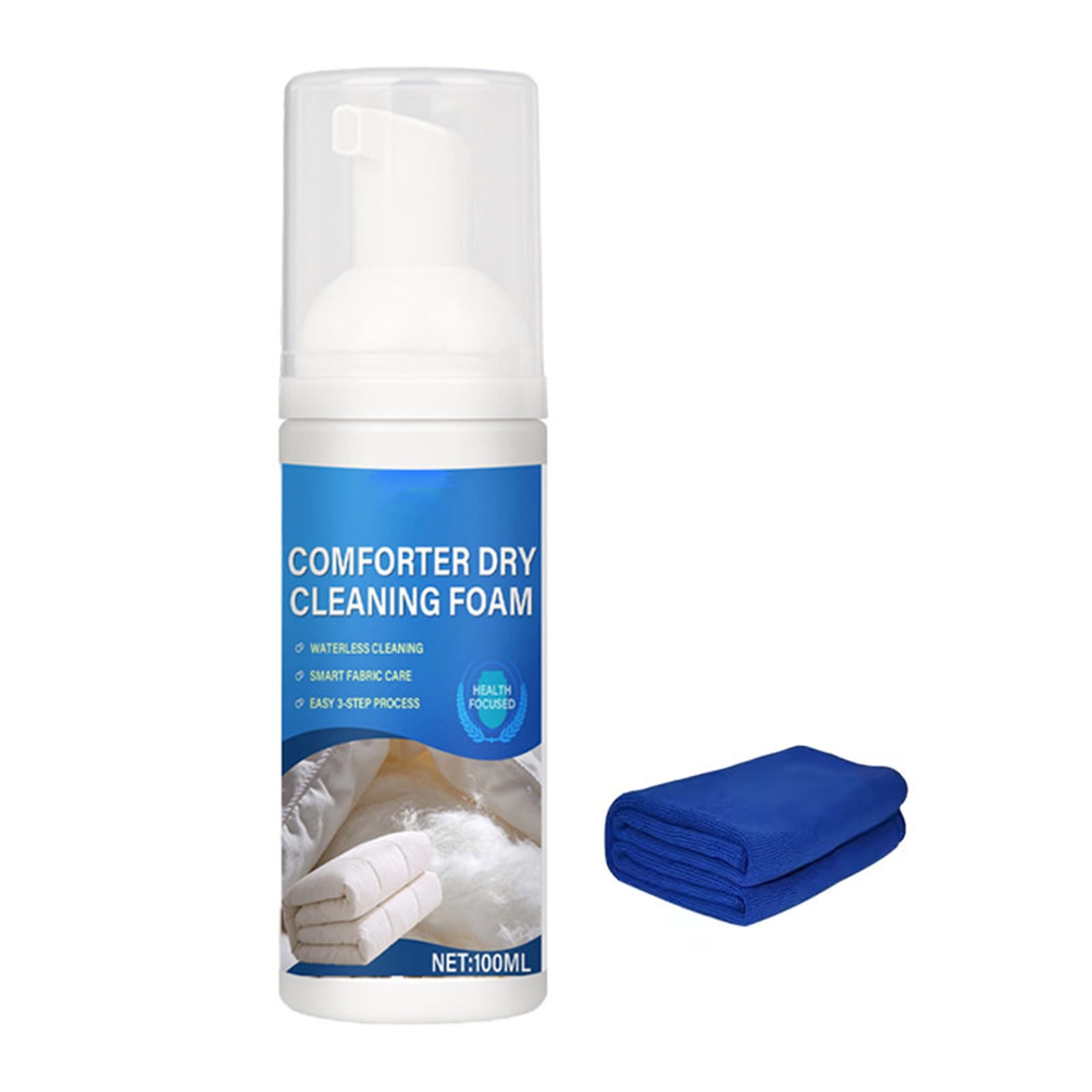 Waterless Fabric Dry Cleaning Foam for Upholstery, Stain Remover for ...