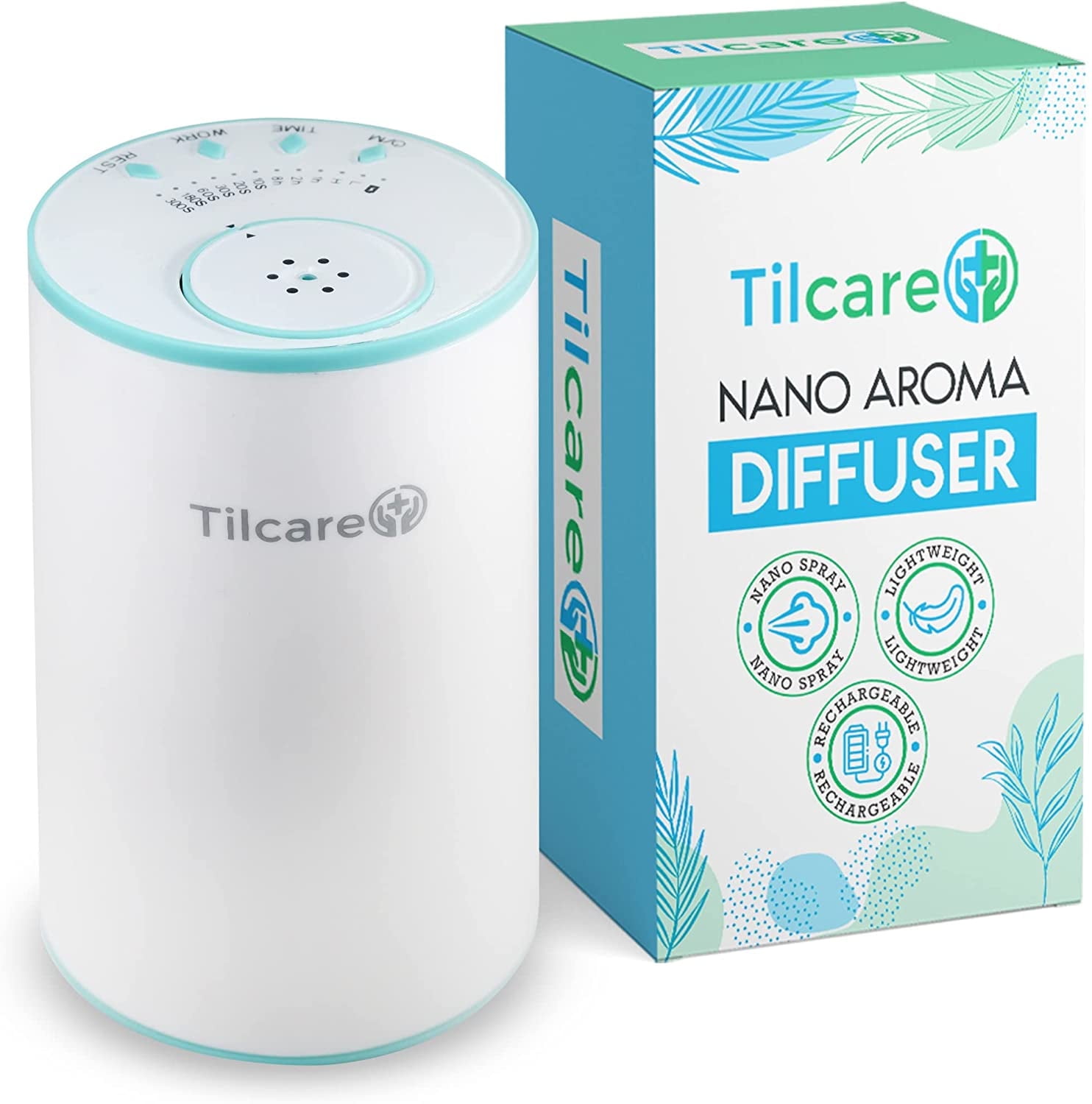 Tilcare Portable Wireless Nano Essential Oil Diffuser - Cordless ...