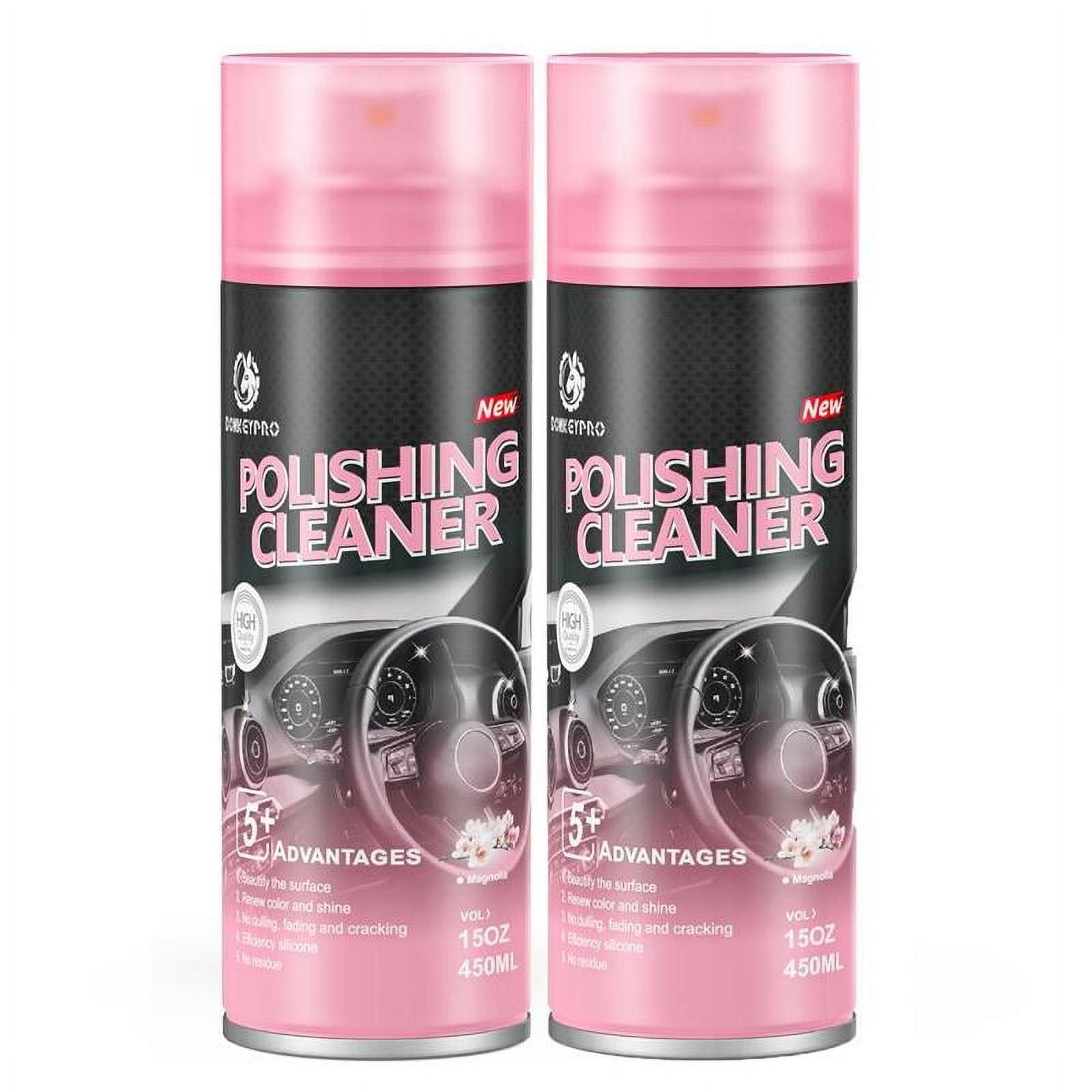 Waterless Wax Spray: Plastic, Rubber, Leather Cleaner 15 oz - All-in ...