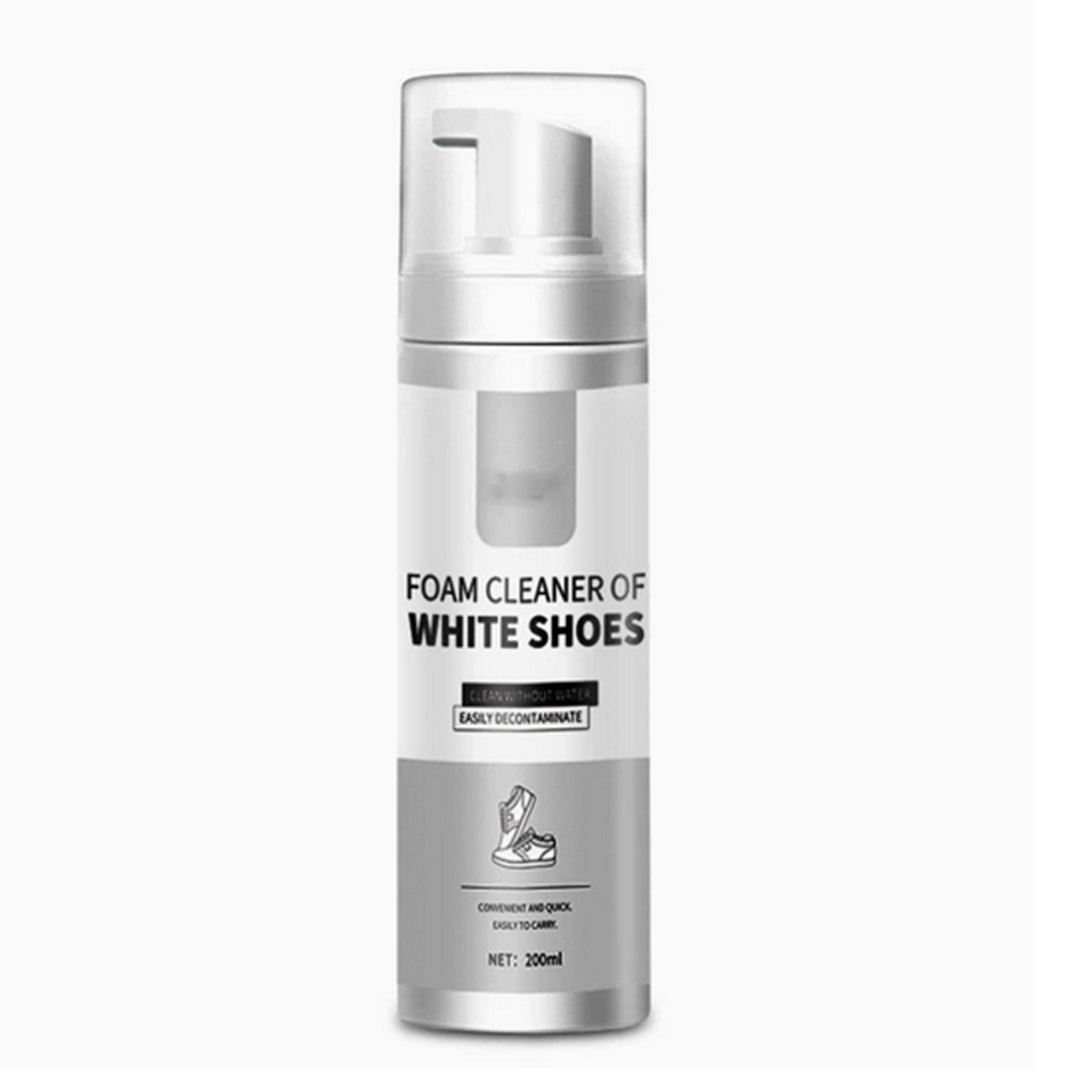 Waterless White Shoe Molecular Foam Cleaner 200ml - Walmart.com