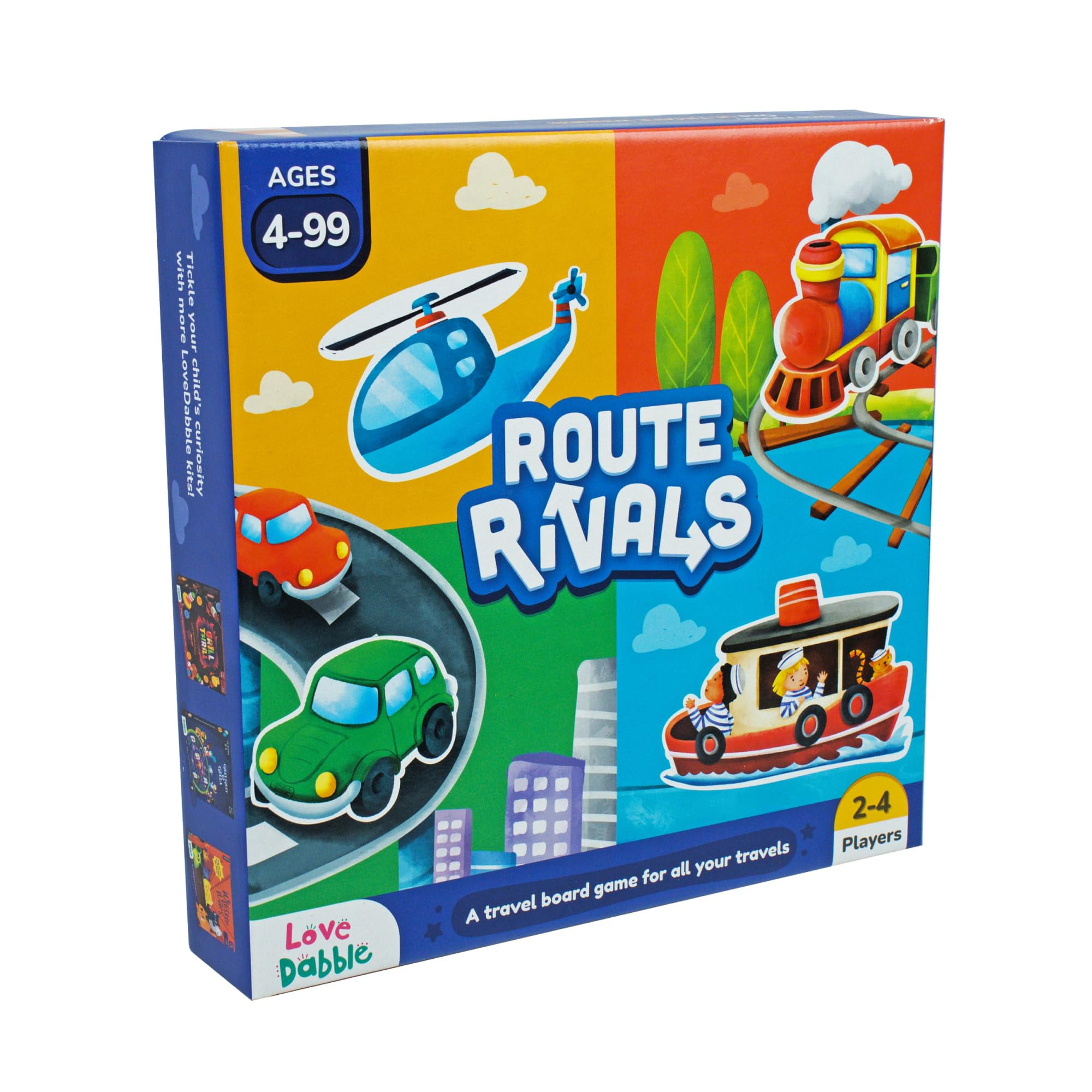 LoveDabble Route Rivals: Navigate OIF8 Four Zones-Water, Road, Cloud ...