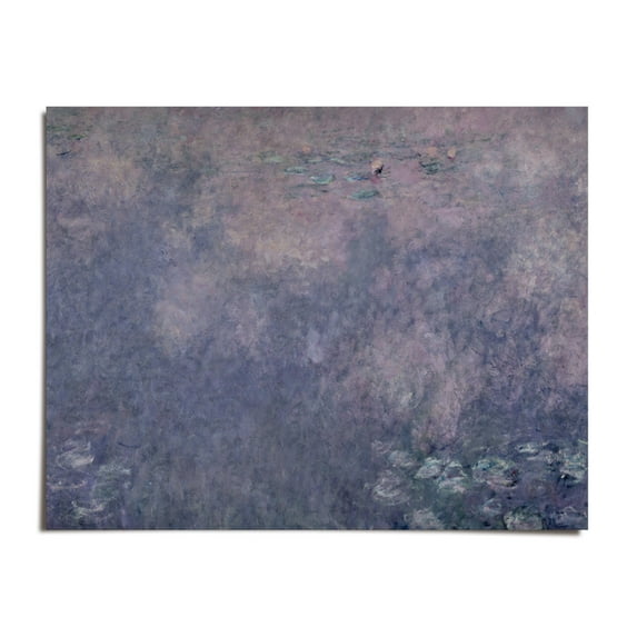 Waterlilies Two Weeping Willows 1 - Claude Monet - 11x14 - Wall Art ...
