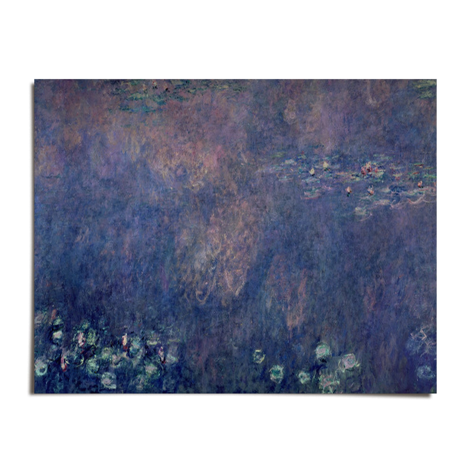 Waterlilies Two Weeping Willows - Claude Monet - 8.5x11 - Wall Art Print - UNFRAMED - Walmart.com