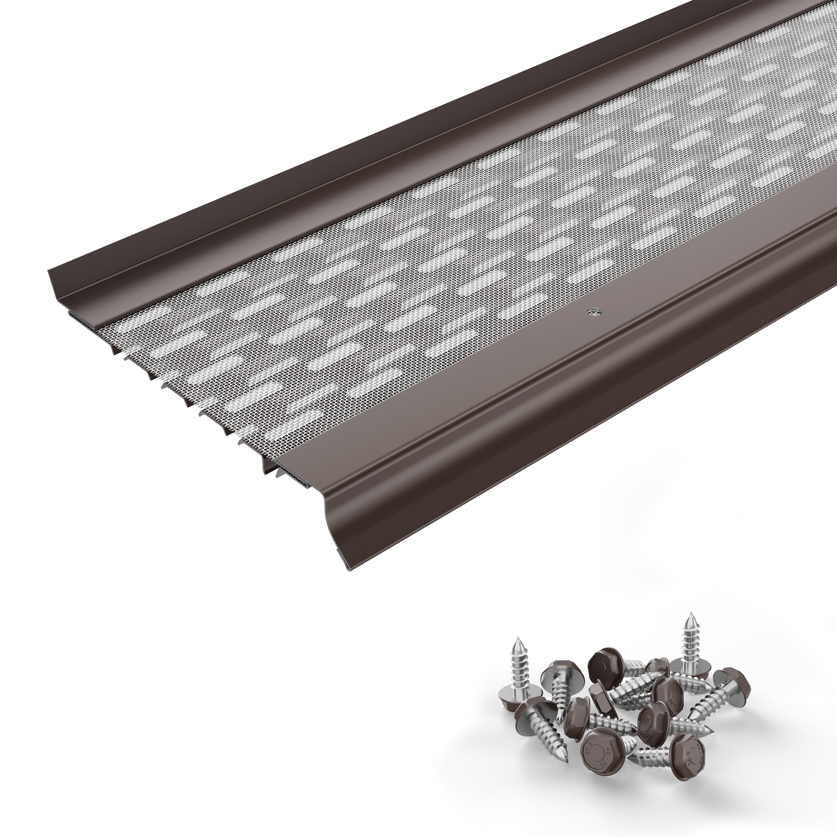 Waterlock 5" Leaf Protection Micromesh Gutter Guards - Stainless Steel ...