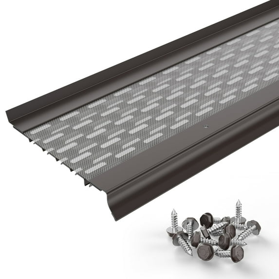 Waterlock 5" Leaf Protection Micromesh Gutter Guards - Stainless Steel ...