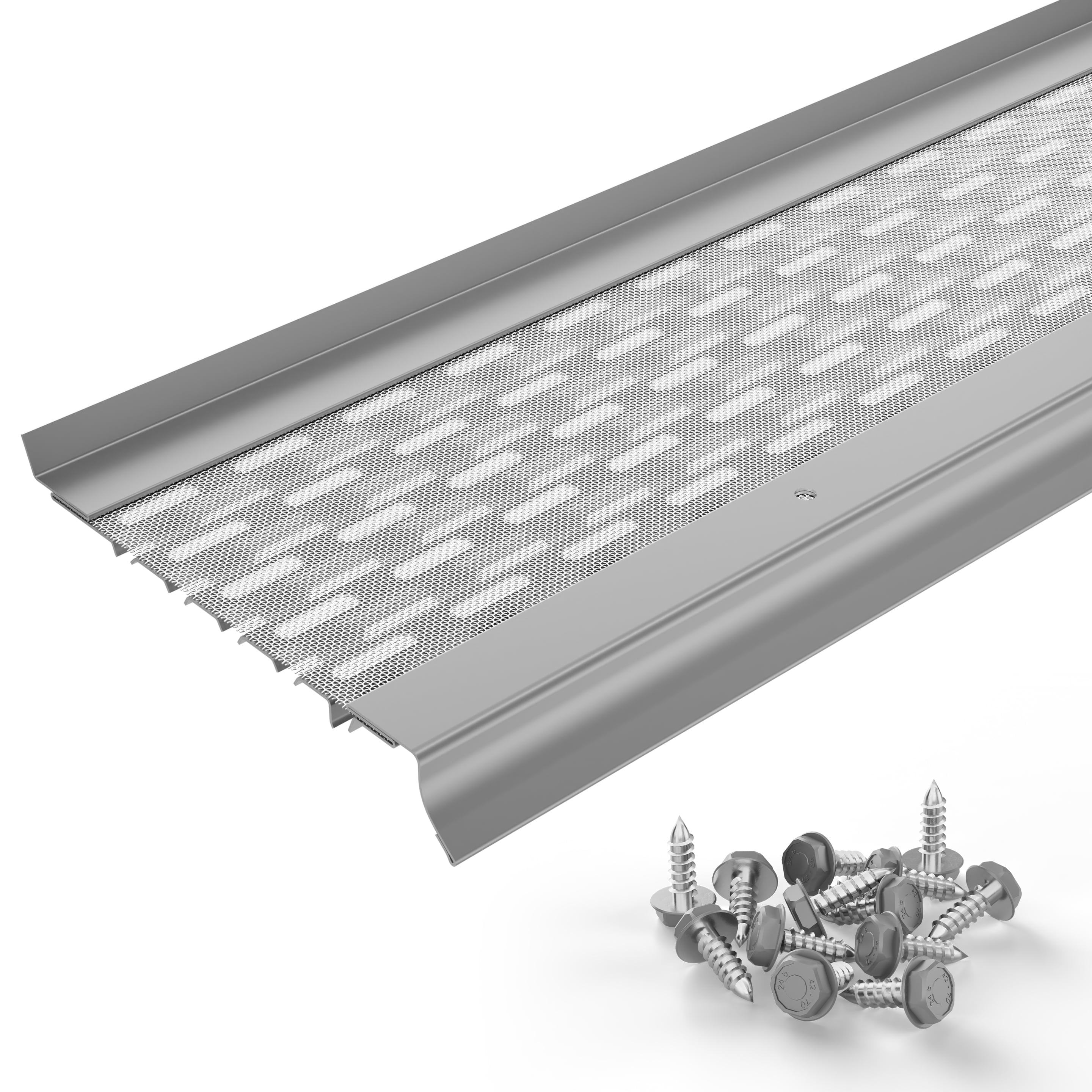 Waterlock 5" Leaf Protection Micromesh Gutter Guards - Stainless Steel ...