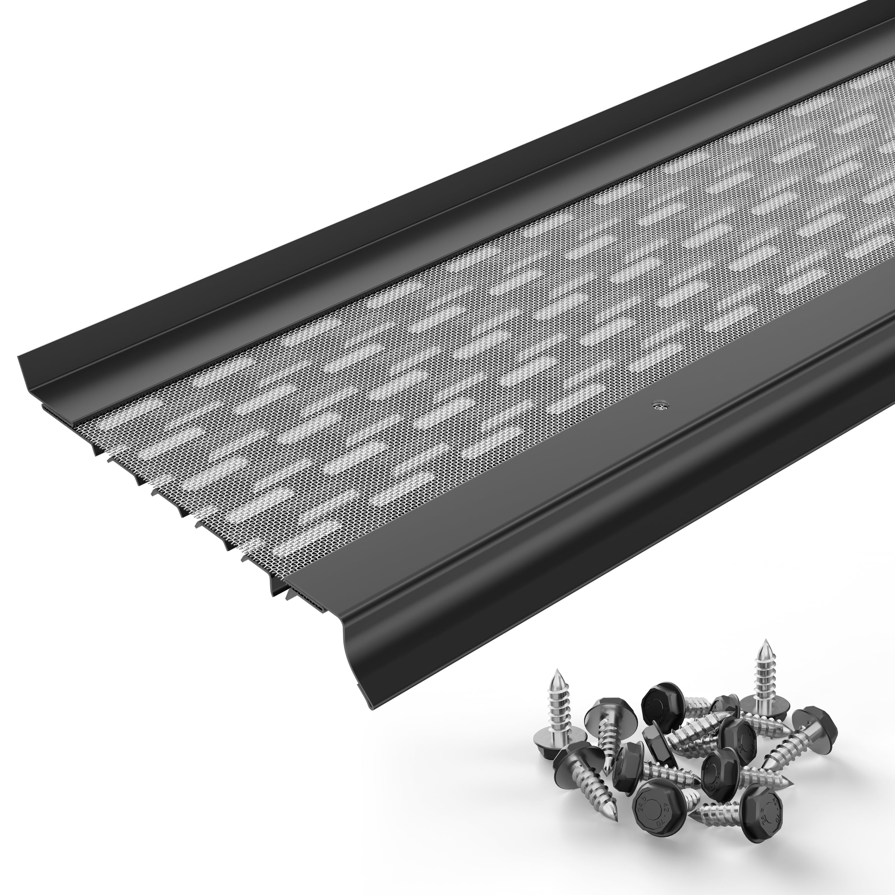 Waterlock 5" Leaf Protection Micromesh Gutter Guards - Stainless Steel ...