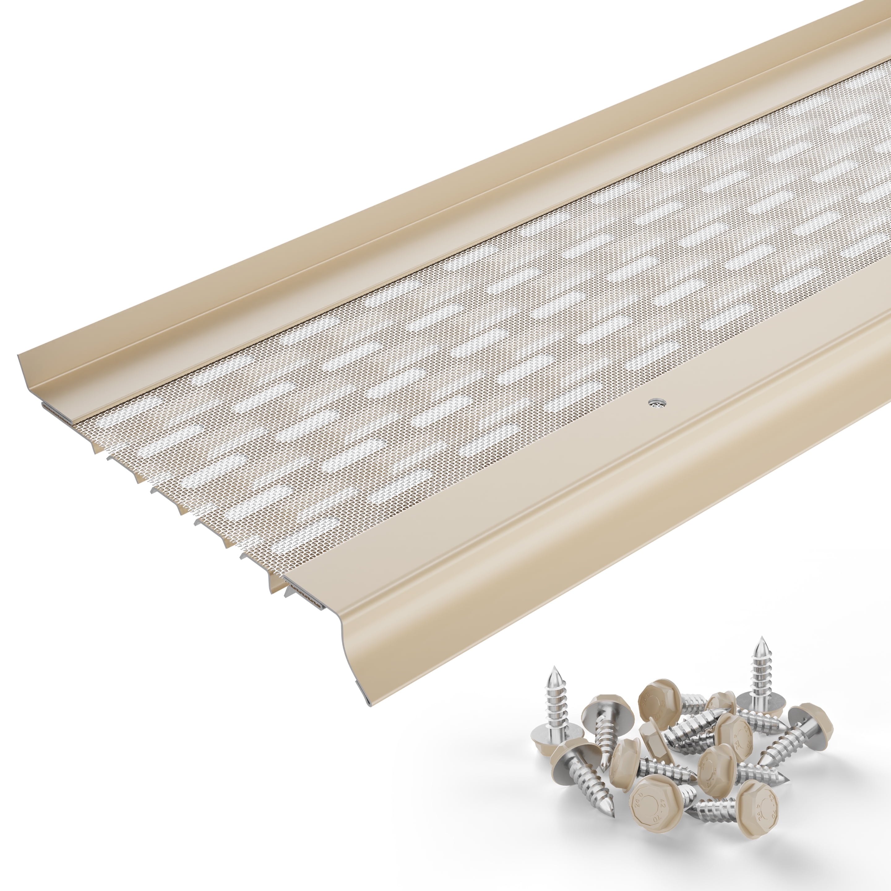 Waterlock 5" Leaf Protection Micromesh Gutter Guards - Stainless Steel ...