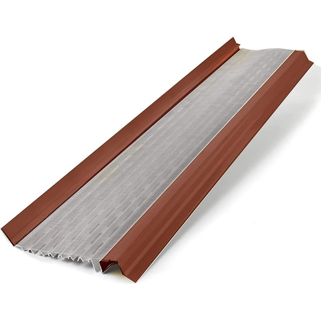 Waterlock Micromesh 5 inch Gutter Guards Leaf Protection, 50 Feet ...