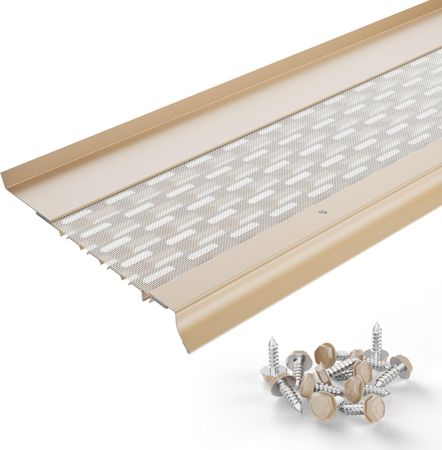 Waterlock Micromesh 6 inch Gutter Guards Leaf Protection, 100 Feet ...