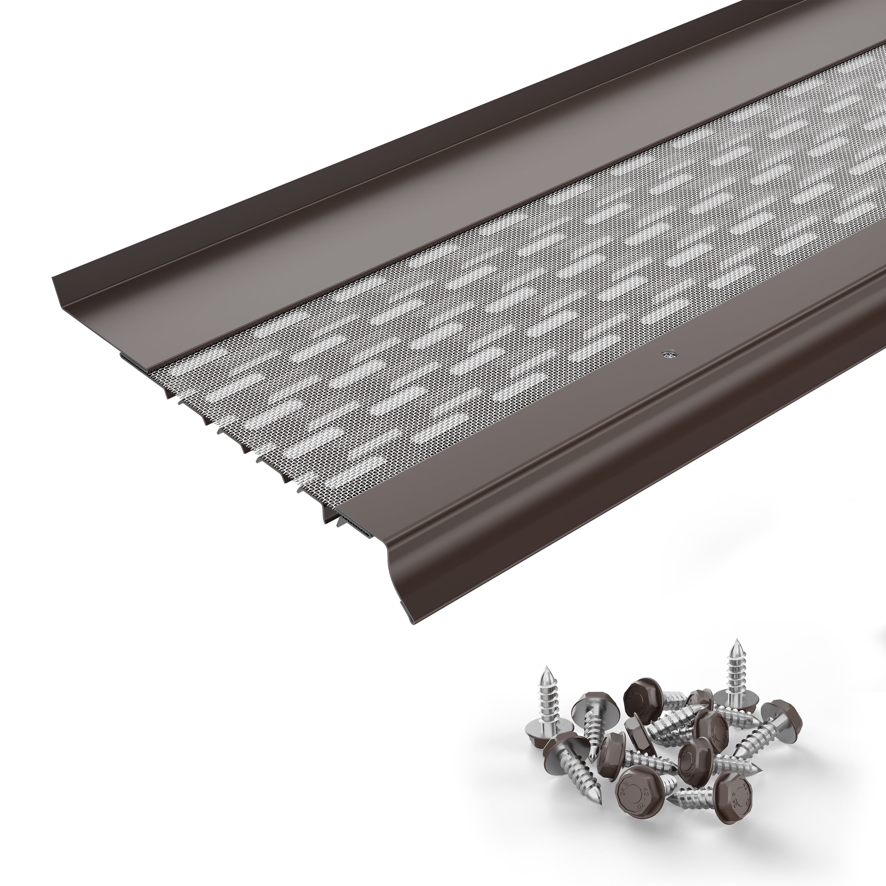 Waterlock Micromesh 6 inch Gutter Guards Leaf Protection, 35 Feet ...