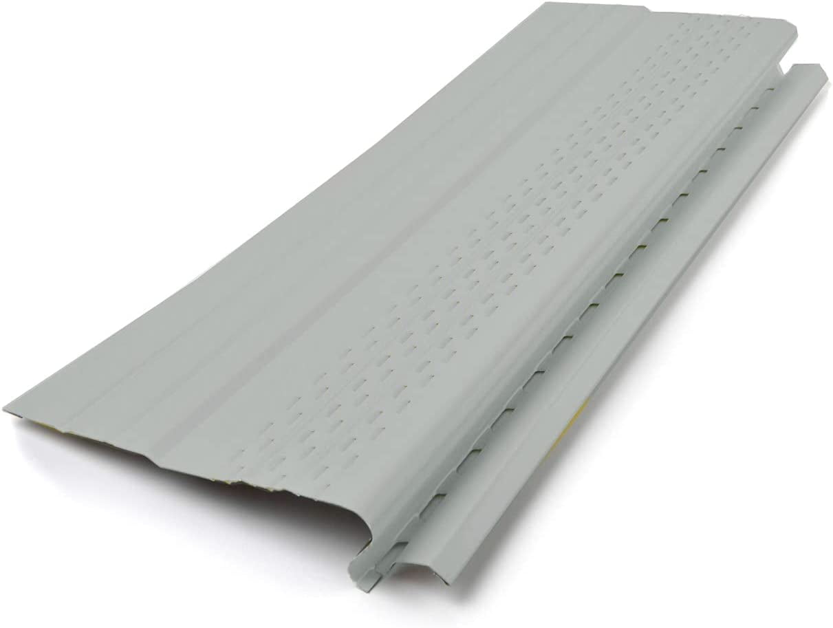 Waterlock Pro Gutter Guards Leaf Protection 100 Feet Pack Light Gray, A ...