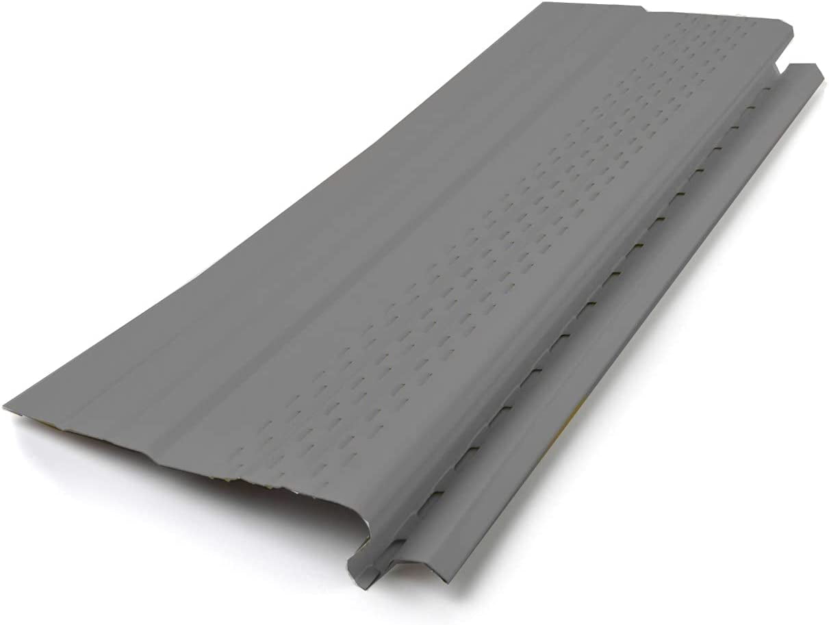 Waterlock Pro Gutter Guards Leaf Protection 25 Feet Pack Dark Gray, A ...