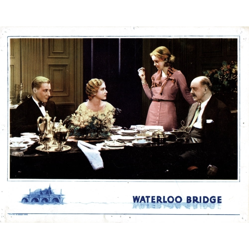Waterloo Bridge Movie Poster Masterprint (14 x 11) - Walmart.com