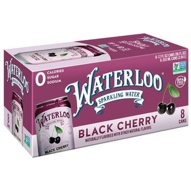 Waterloo Sparkling Water, Huckleberry Cobbler, 12 fl oz, 8 Pack Cans ...