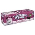 Waterloo Sparkling Water, Black Cherry Naturally Flavored, 12 Cans ...