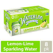 Waterloo Sparkling Water, Lemon-Lime, 12 fl oz, 24 Pack Cans - Walmart.com