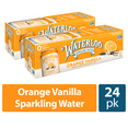 Waterloo Orange Vanilla Flavored Sparkling Water, Sugar-Free, Creamy ...