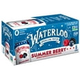 Waterloo Sugar-Free Flavored Fizzy Carbonated Drink, Summer Berry, 12 fl oz, 8 Pack Cans ...